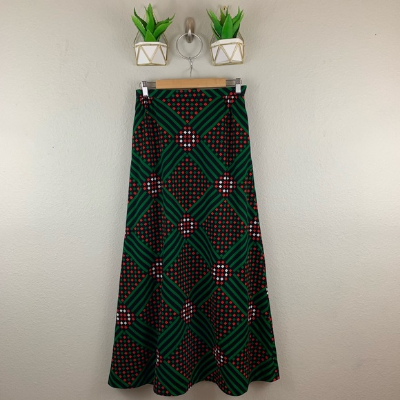 Vintage | Skirts | Vintage Agile Florence Walsh Colorful Maxi Skirt ...
